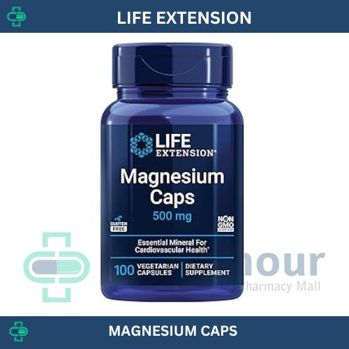 Buy LIFE EXTENSION MAGNESIUM GLYCINATE 500MG X 100 CAPSULES