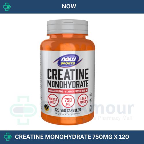 Buy NOW CREATINE 750MG X 120 CAPSULES