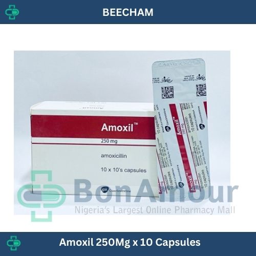 Buy BEECHAM AMOXIL 250MG X 10 CAPSULES