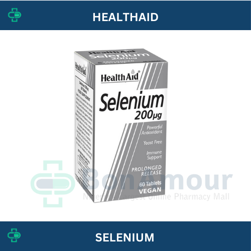 Buy HEALTHAID SELENIUM 200MCG WITH VITAMIN E X 60 CAPS