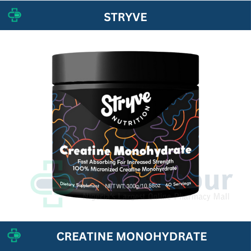 Buy STRYVE CREATINE MONOHYDRATE POWDER 300G