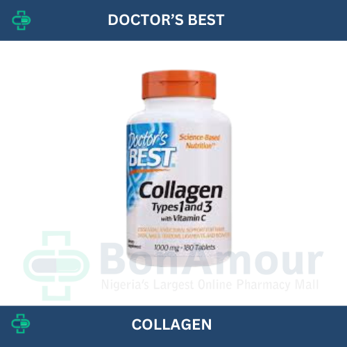Buy DOCTOR'S BEST COLLAGEN 1&3 1000MG, 180 TABLETS