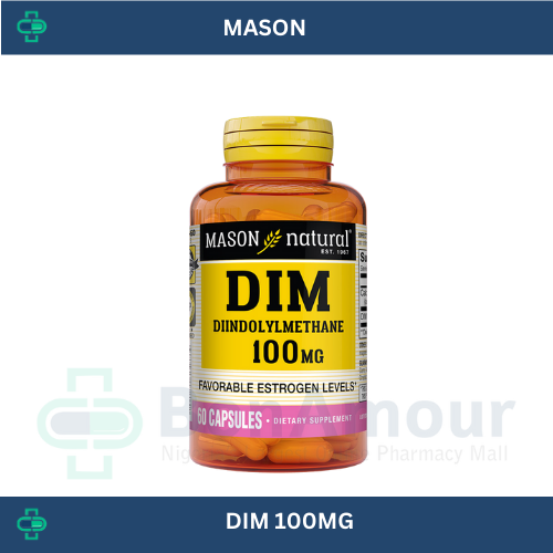 Buy MASON DIINDOLYNMETHANE DIM 100MG X 60 CAPSULES