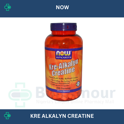 Buy Now Kre-Alkalyn Creatine x 240 Capsules online in Nigeria