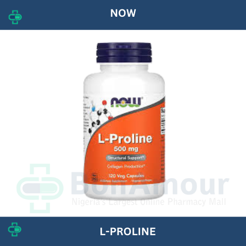 Buy NOW L-PROLINE 500MG X 120 CAPSULES