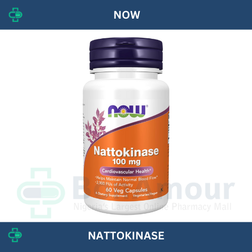 Buy NOW NATTOKINASE 100MG X 120 CAPSULES