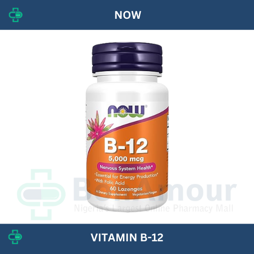 Buy NOW VITAMIN B12 ( METHYL COBALAMIN) 5000MCG X