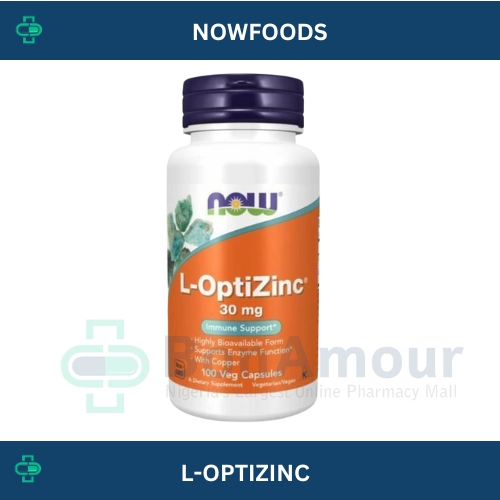 Buy NOWFOODS L-OPTIZINC 30MG X 100 CAPSULES