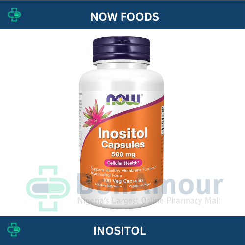 Buy NOWFOODS INOSITOL 500MG CAPSULES X 100 CAPSULES