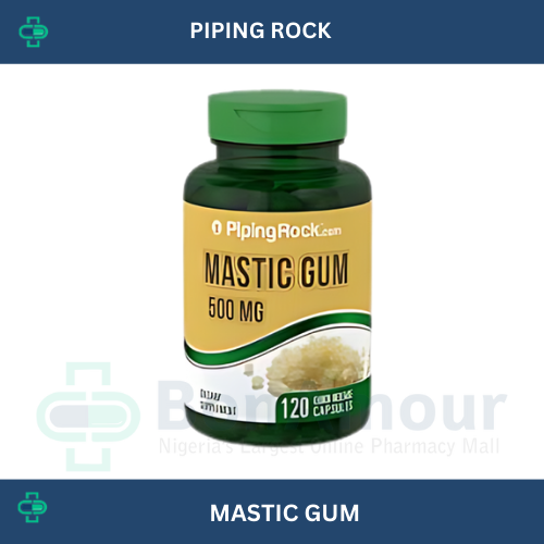 Buy PIPINGROCK MASTIC GUM 500MG X 120 CAPSULES