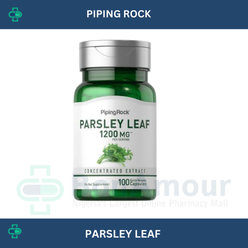 Buy PIPINGROCK PERSLEY LEAF 450MG X 100 CAPSULES