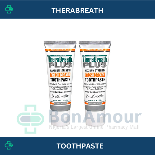 Buy THERABREATH PLUS TOOTHPASTE FOR BAD BREATH 1 PC