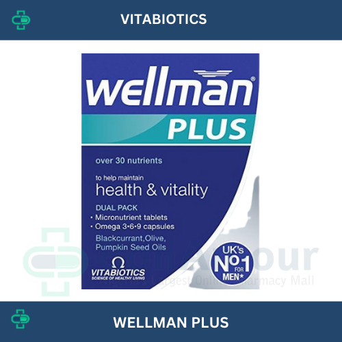 Buy VITABIOTICS WELLMAN PLUS X 56 TABLETS